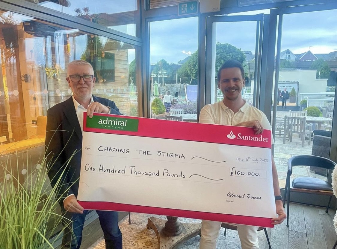 Admiral Taverns Raises £100,000 for Mental Health Charity - Proper Pubs ...